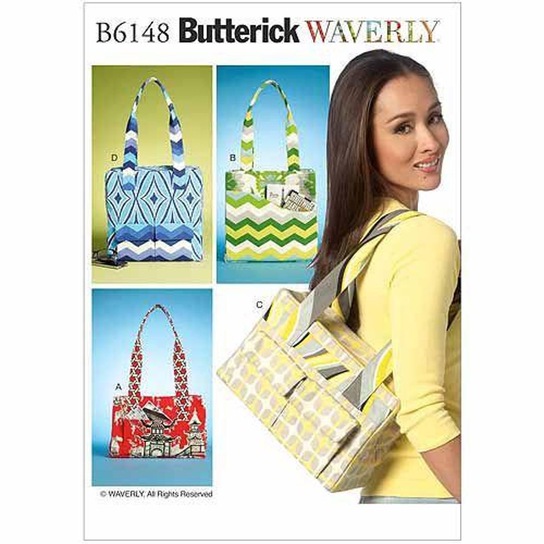 Butterick Sewing Pattern 6148 Tote Bags All Sizes in One Envelope - Etsy