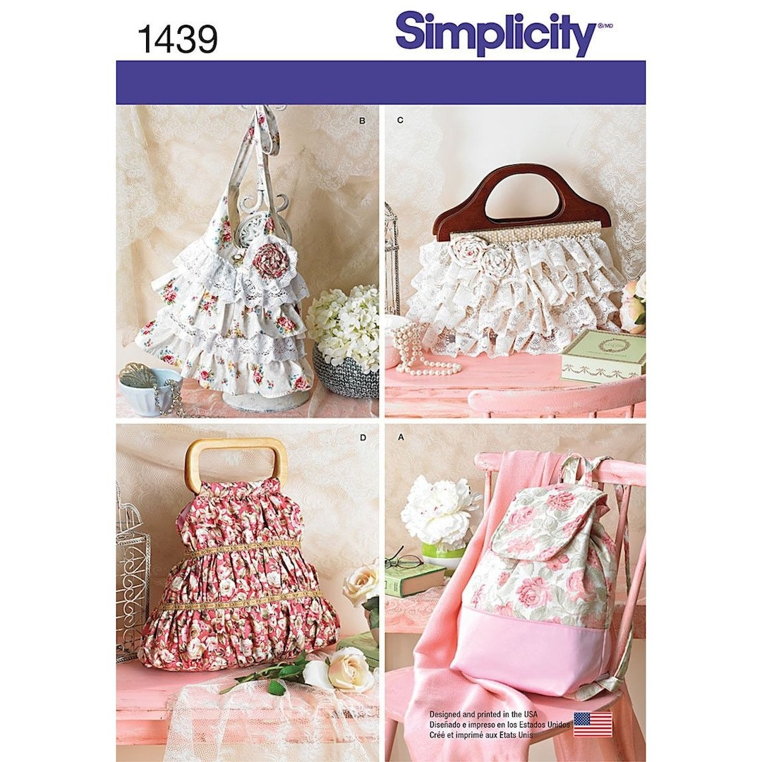 Simplicity Sewing Pattern 1439 Bags Purses - Etsy