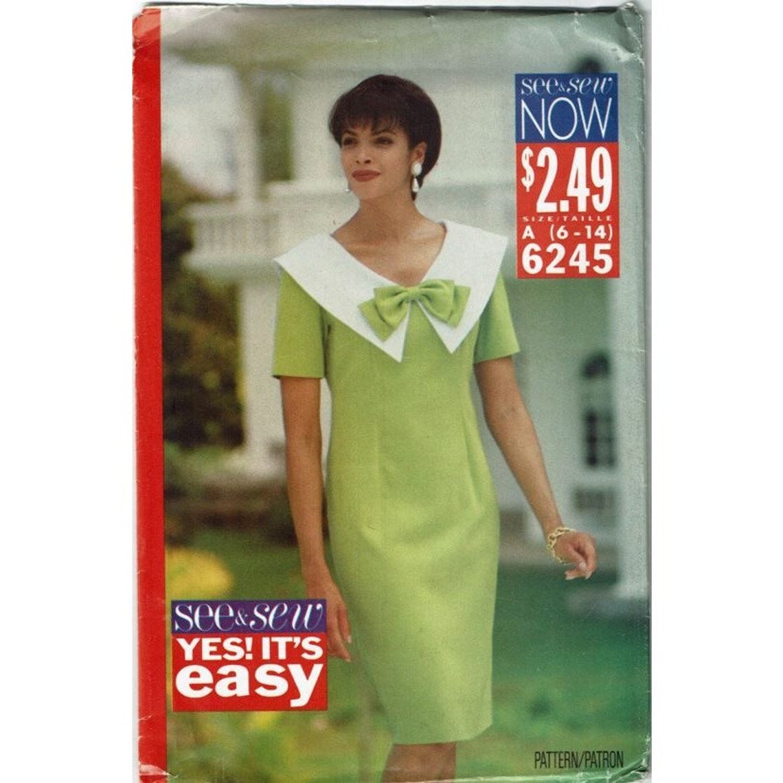 Butterick See and Sew Sewing Pattern 6245 Dress Misses Size 6-14 - Etsy