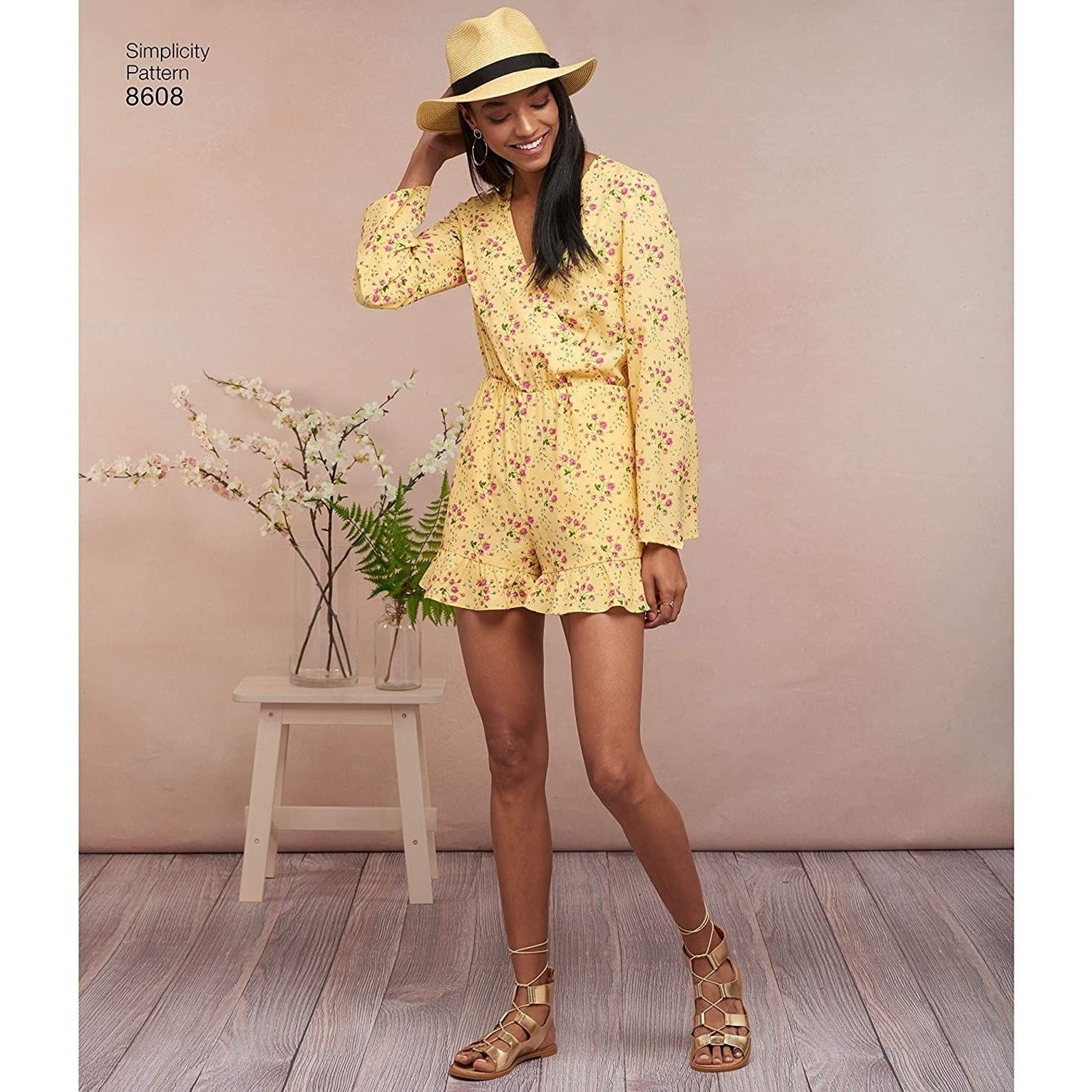 Simplicity Sewing Pattern 8608 Misses Jumpsuit Dress Size - Etsy