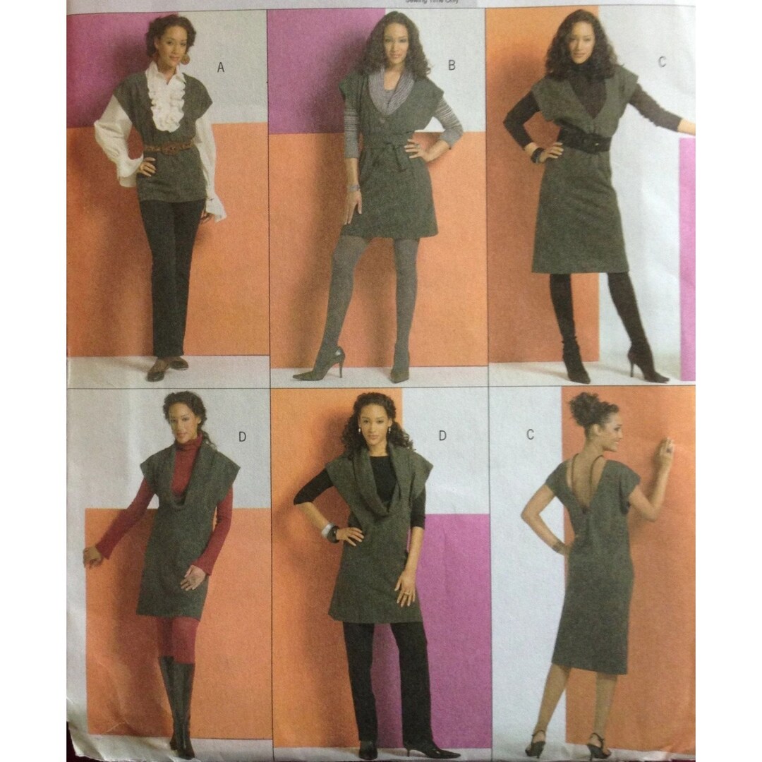 Butterick Sewing Pattern 5100 Tunic Dress and Belt Misses Size L-XL - Etsy