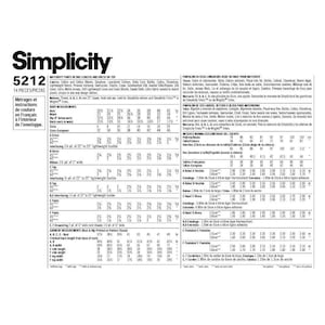 Simplicity Sewing Pattern 5212 MATERNITY Pants Dress Top Misses Size 6 ...