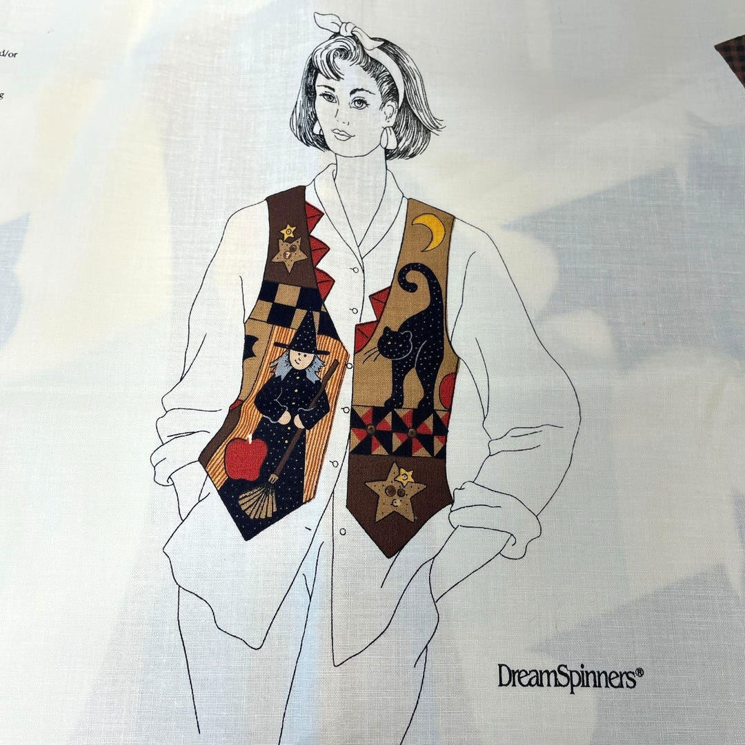 Dreamspinners Halloween Vest DIY Kit Cranston One Size - Etsy