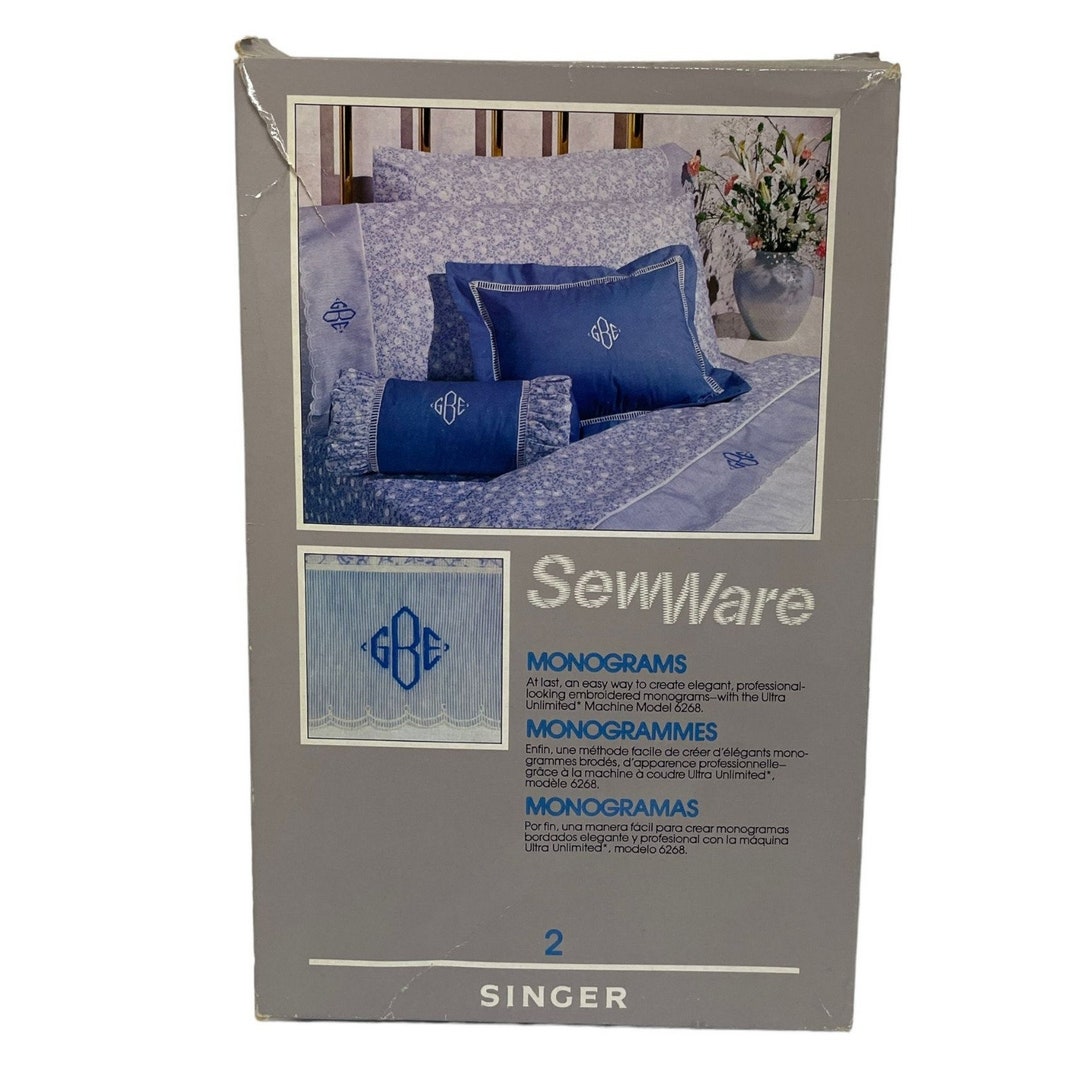 Sew Ware Singer 6268 Embroidery Software Monograms Motifs Designs - Etsy