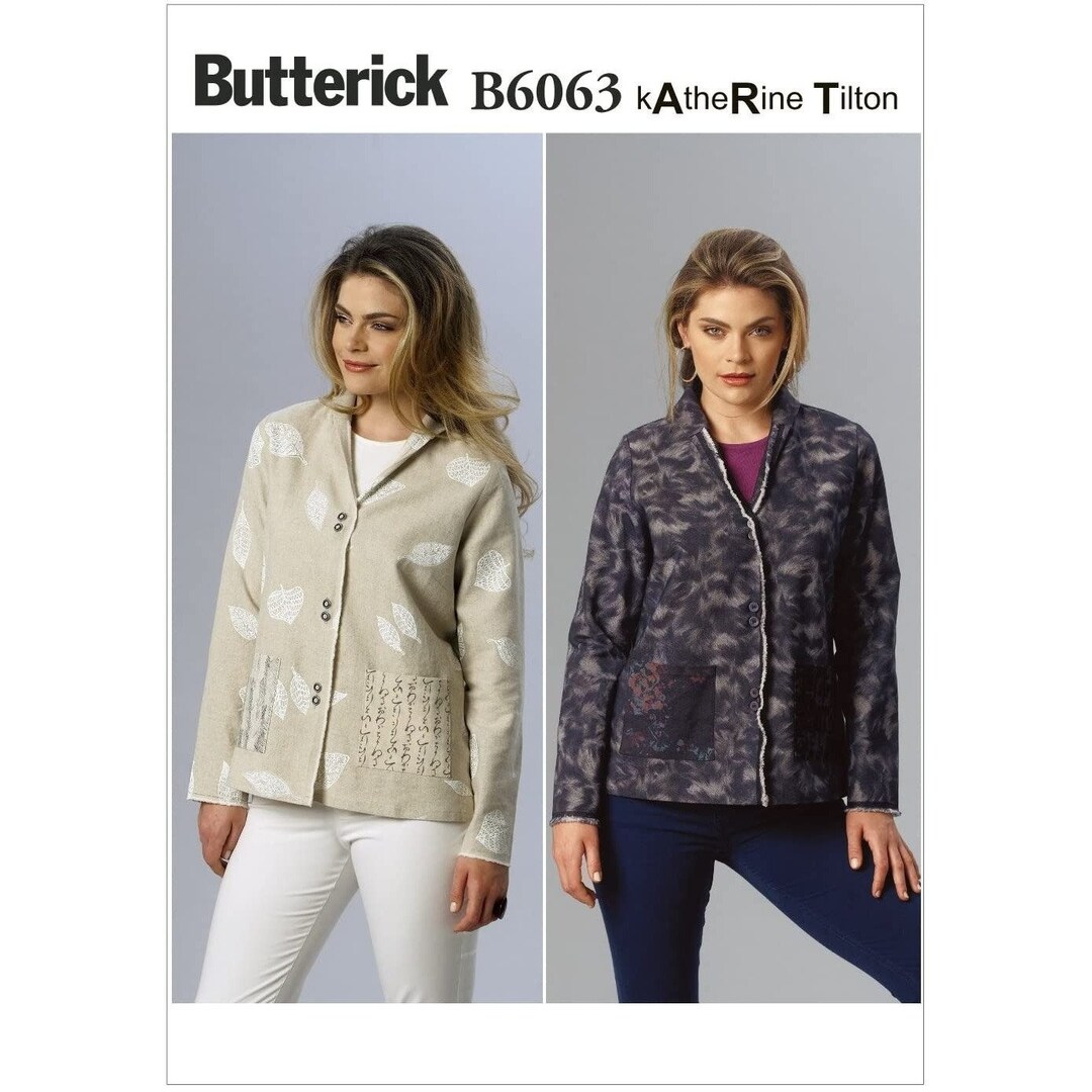 Butterick Sewing Pattern 6063 Jacket Coat Misses Size 8-16 - Etsy