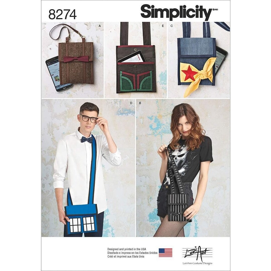 Simplicity Sewing Pattern 8274 Purse Bag Accessories - Etsy