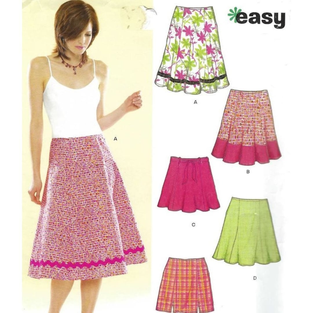 New Look Sewing Pattern 6496 Skirts Flared Size 8-18 - Etsy