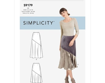 Uncut Simplicity Sewing Pattern 10905 9180 Misses Skirt Size 6 8 10 12 ...