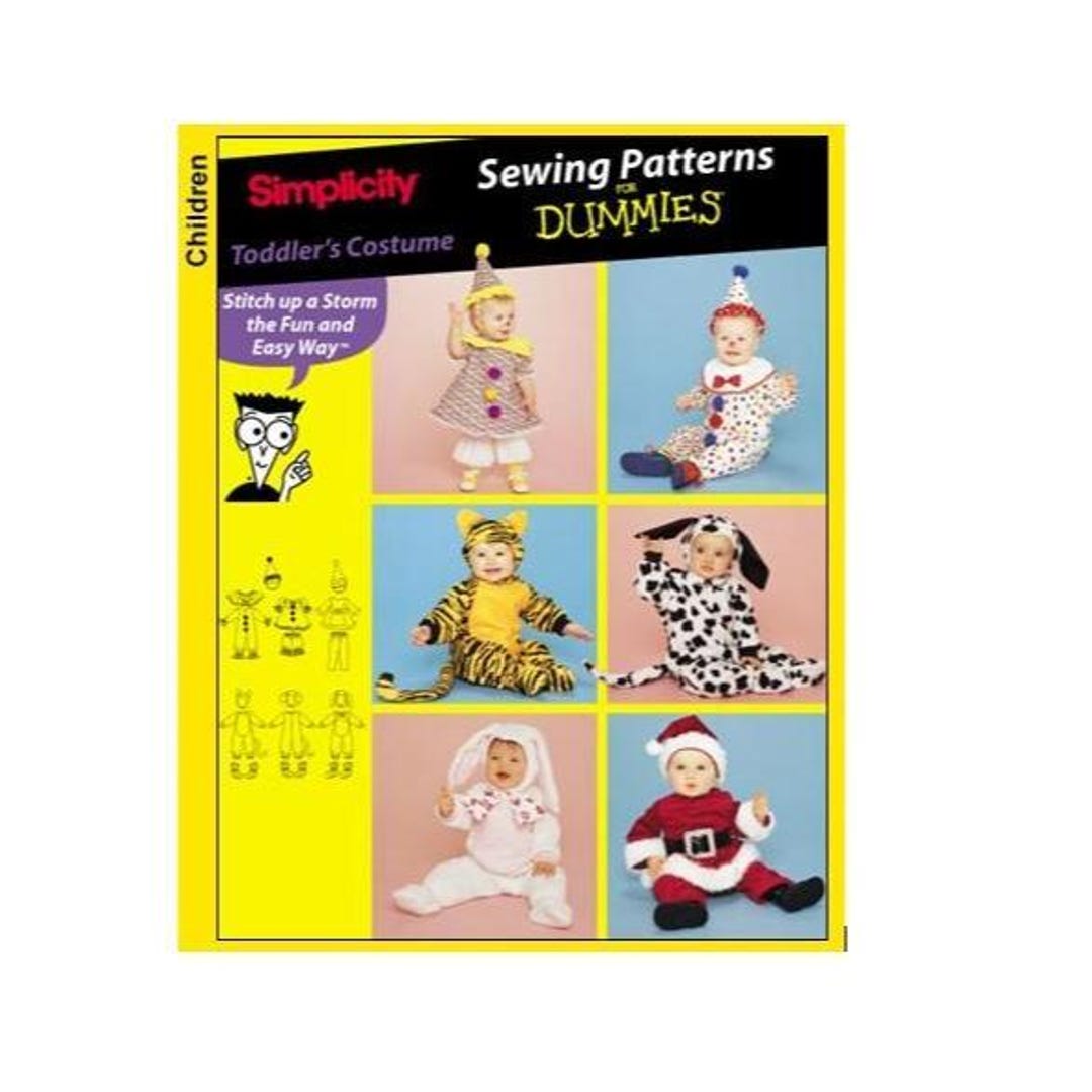 Simplicity Sewing Pattern 9813 Toddler Costumes Size 1-4 - Etsy
