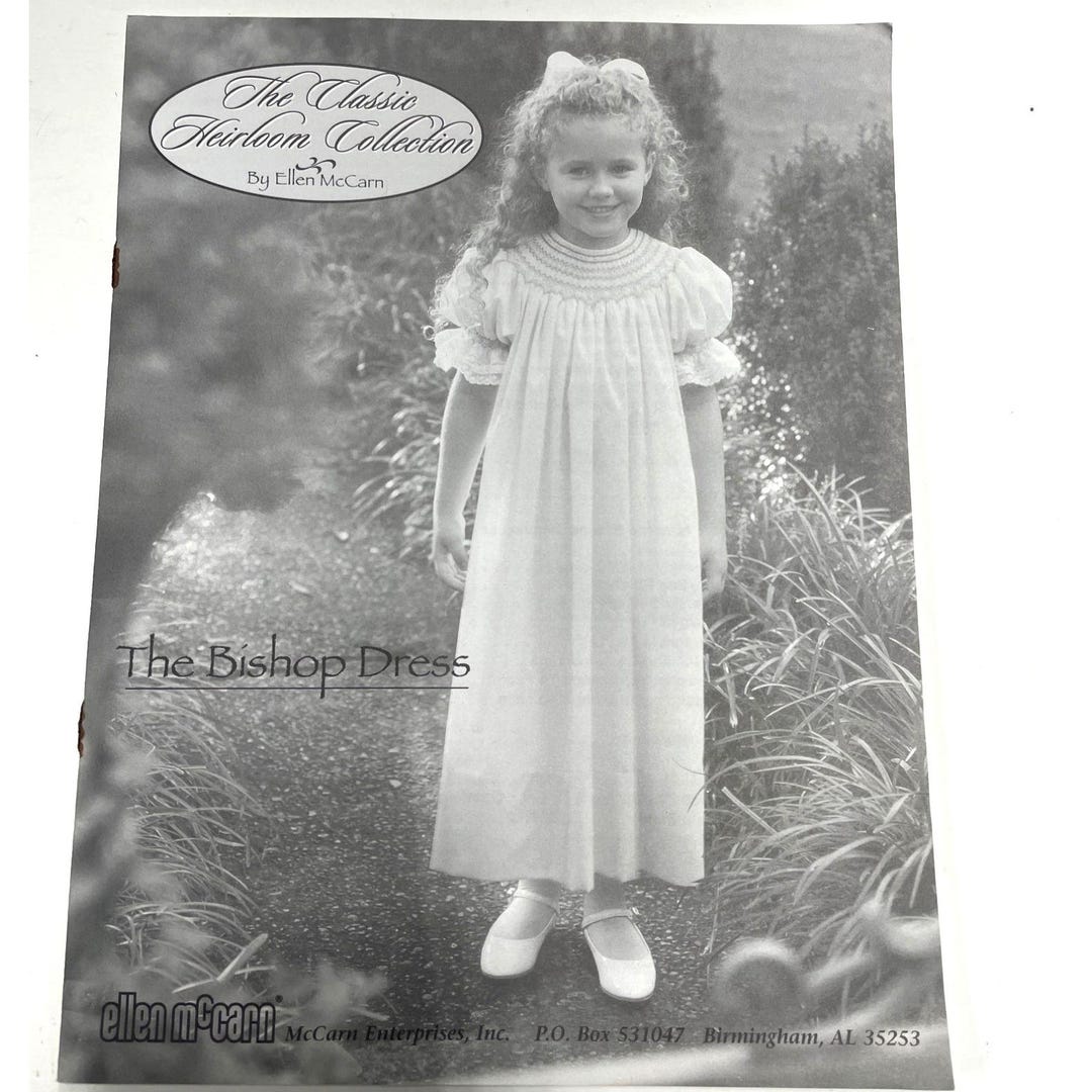 The Ultimate Bishop Dress Pattern by Ellen Mccarn Sizes 3 Mo. 4 Yrs. - Etsy