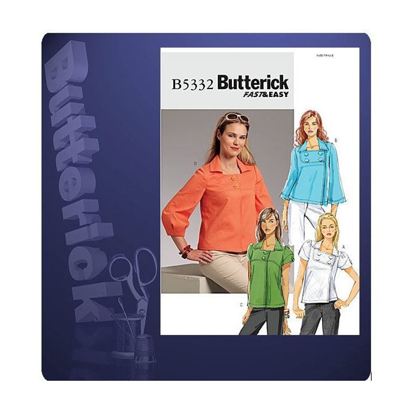 Butterick Sewing Pattern 5332 Jacket Misses Size 16-22 - Etsy Canada