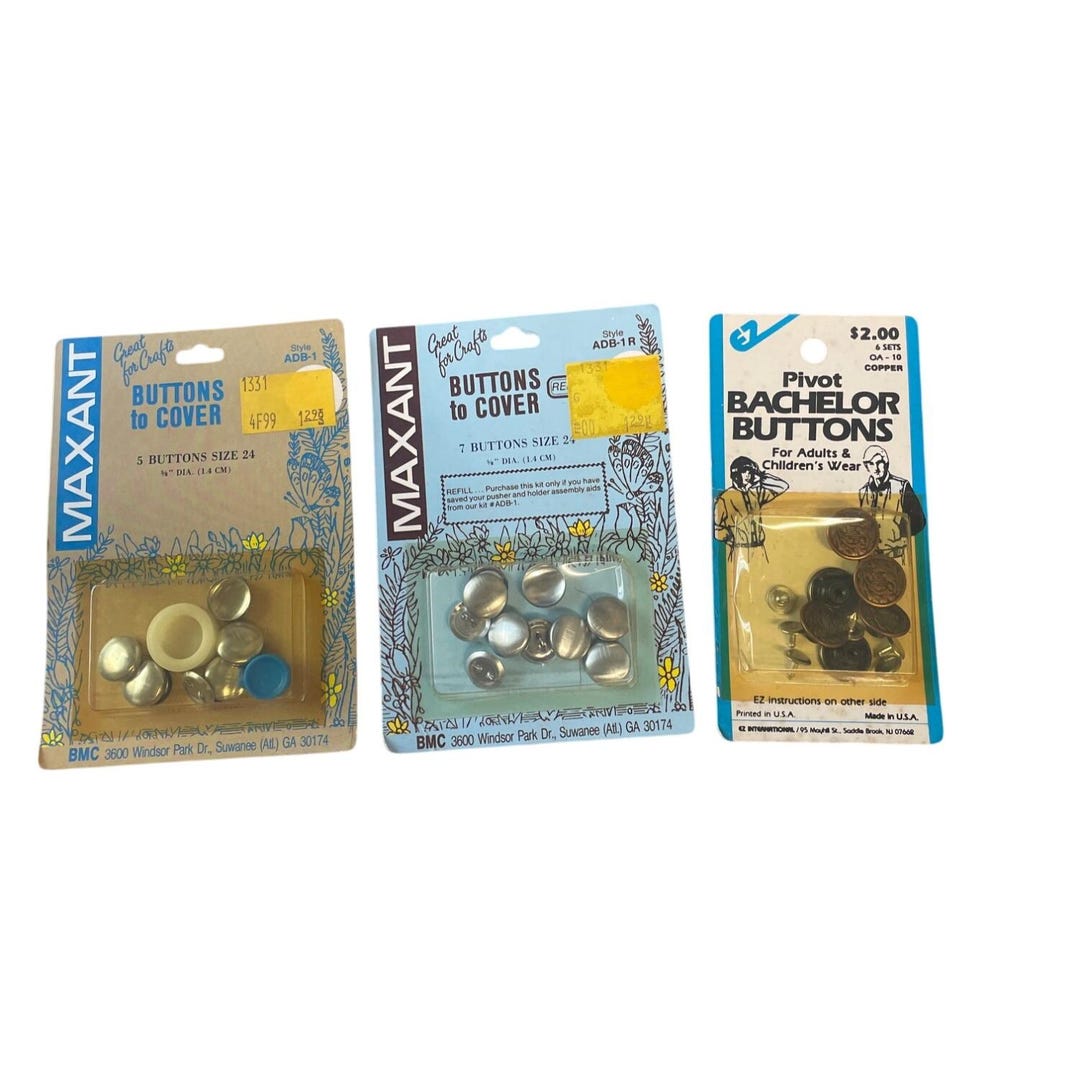 Maxant & Pivot Sewing Button Sets Bundle Bachelor Buttons Buttons to ...