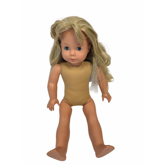 GERMAN PUPPE GOTZ Doll Cloth Body Blue Eyes 19 - Etsy