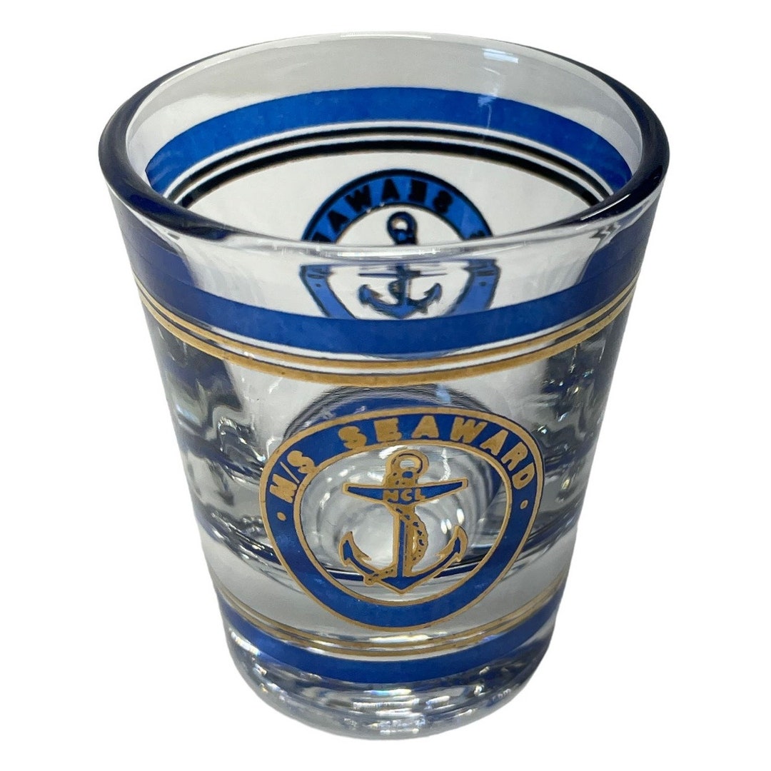 Shot Glass MS Seaward NCL Norwegian Cruise Line Vintage - Etsy