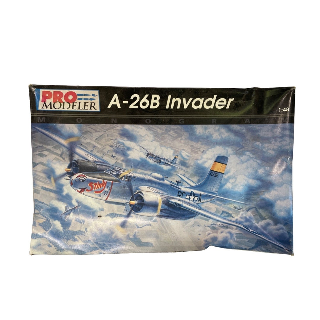 1995 Monogram Pro Modeler STINKY A-26 Bomber 1/48 - Etsy