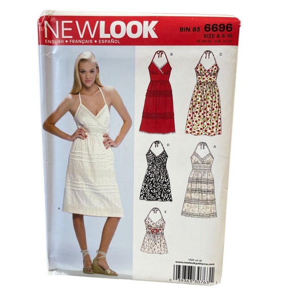 deep v neck halter dress sewing pattern | Dresses Images 2025