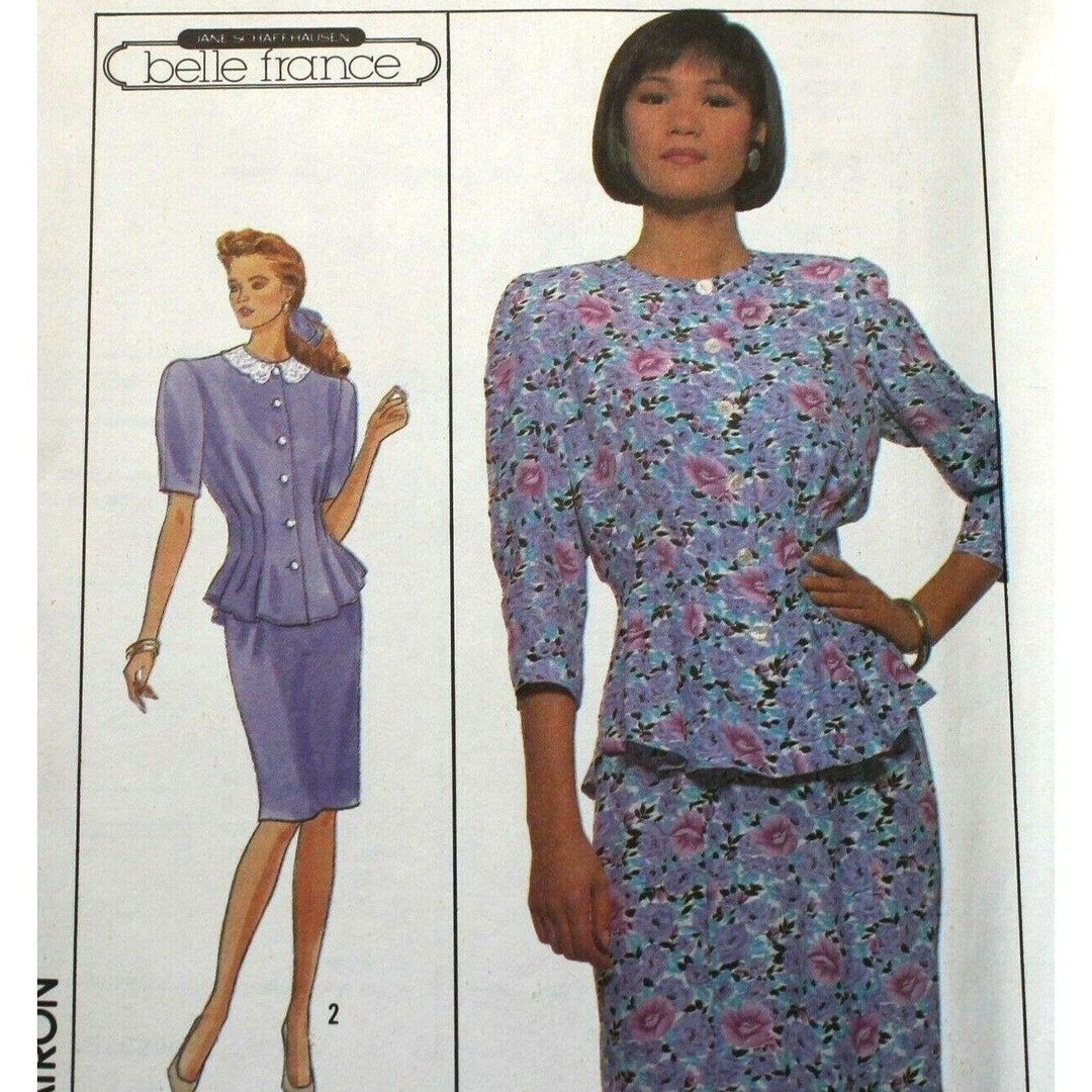Simplicity Sewing Pattern 9038 Dress Two Piece Misses Size 8 Belle ...