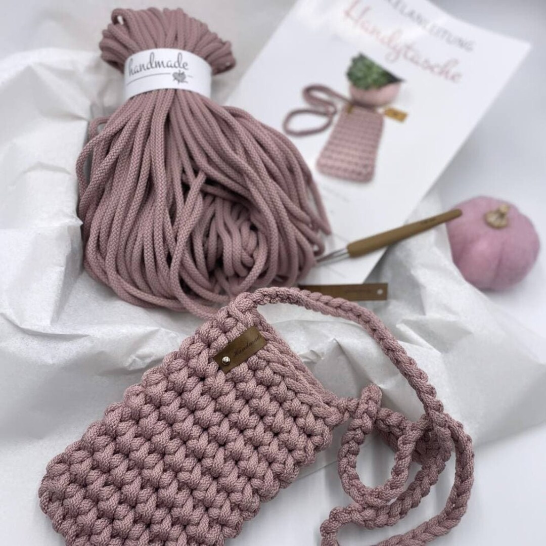 DIY Crochet Kit Cell Phone Case, DIY Kit for Adults, DIY Set With ...