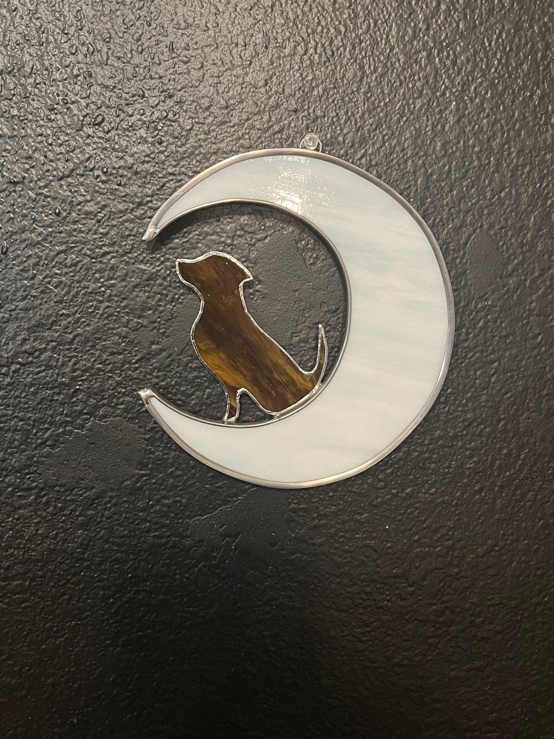 Man's Best Friend Dog Crescent Moon - Etsy