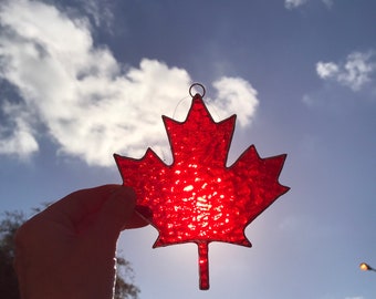 Stained Glass Maple Leaf Pattern - Etsy