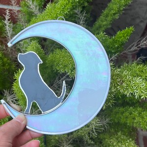 Man's Best Friend Dog Crescent Moon - Etsy