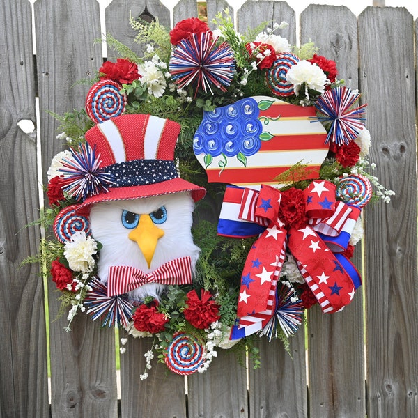 American Eagle Wreath - Etsy