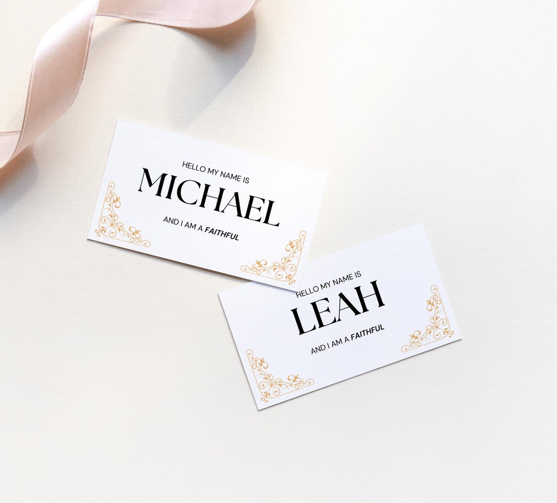 Traitors Game Night Kit: Dinner Party Invitation, Name Tags (digital ...