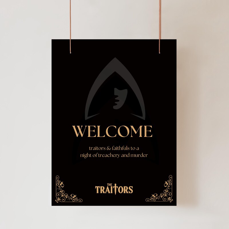 Traitors Party Decorations - Etsy UK