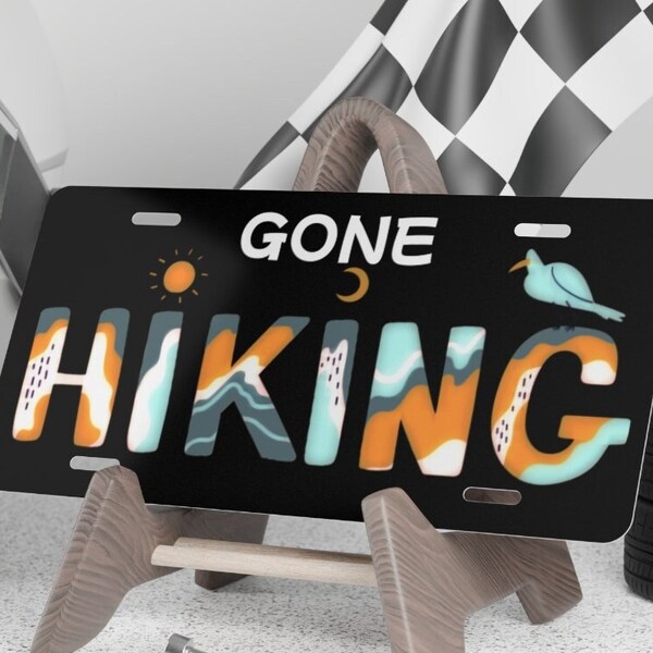 License Plate Hiking - Etsy