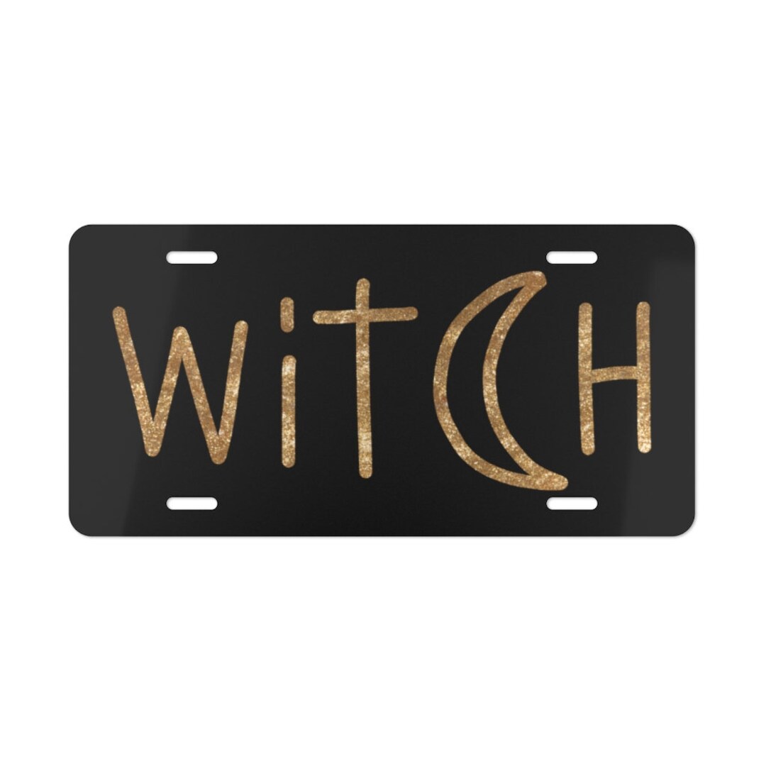 Celestial Witch License Plate: Dark Academia Car Tag - Etsy