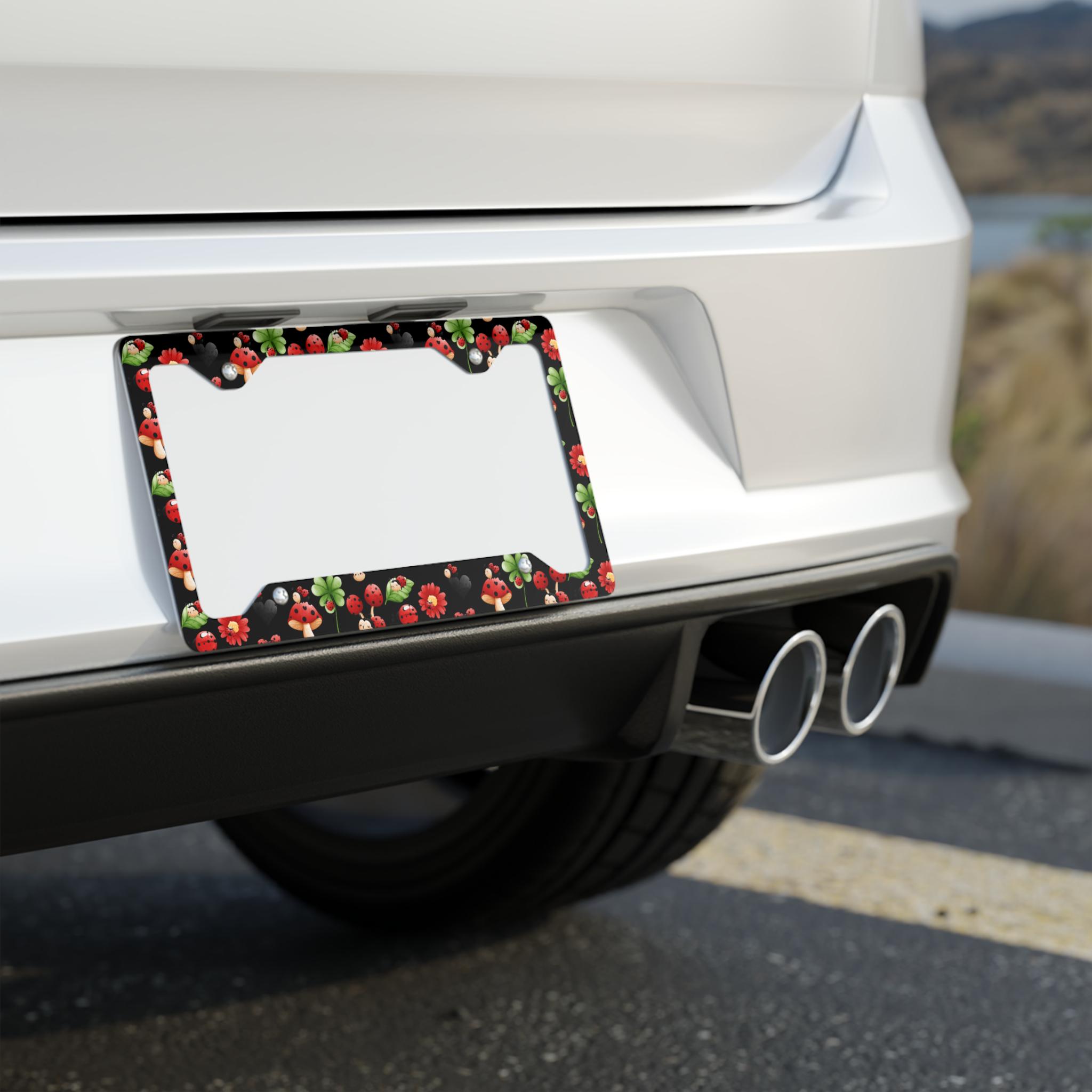 Ladybug License Plate Frame: Nature-themed Car Decor - Etsy