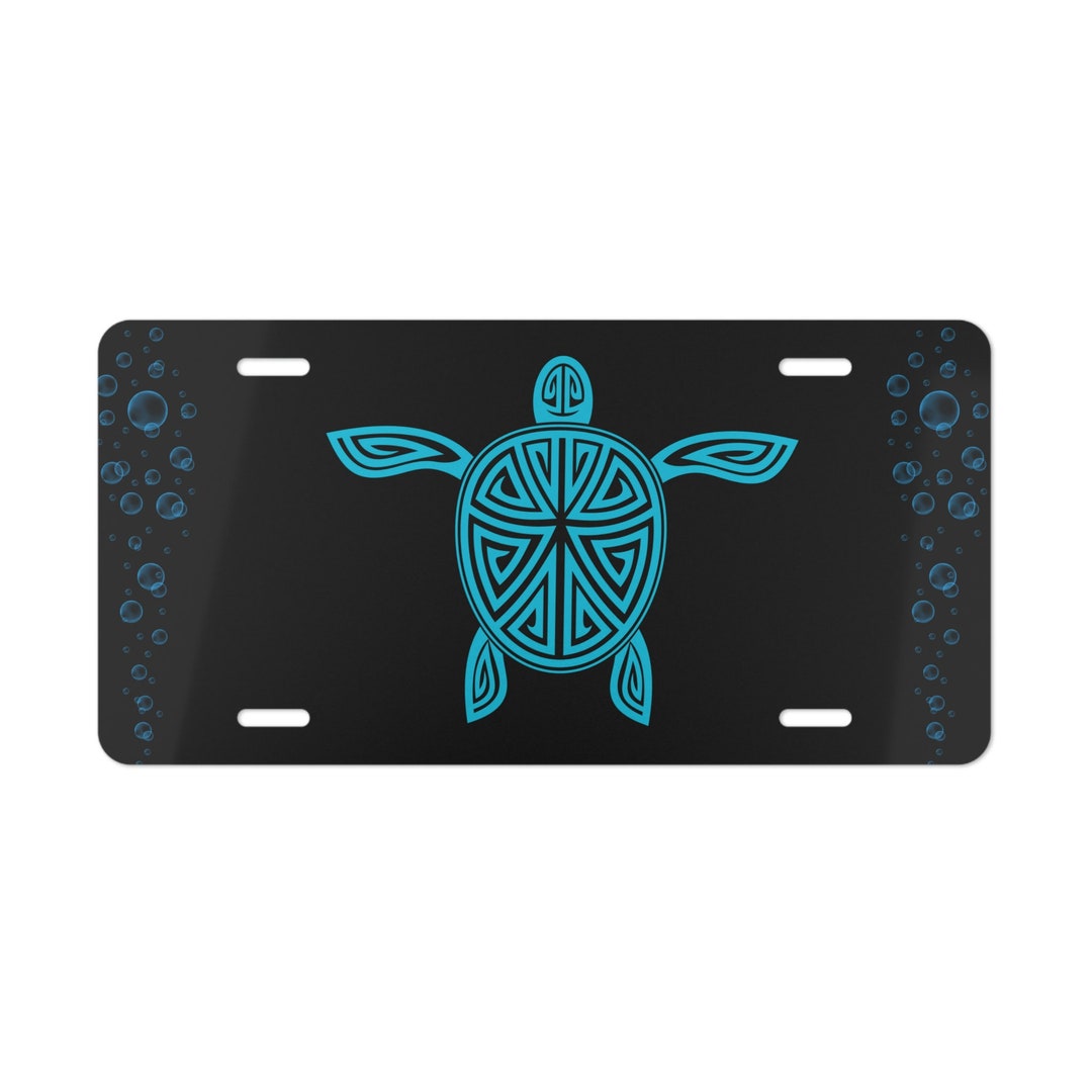 Turtle License Plate: Sea Turtle Car Tag, USA Made - Etsy