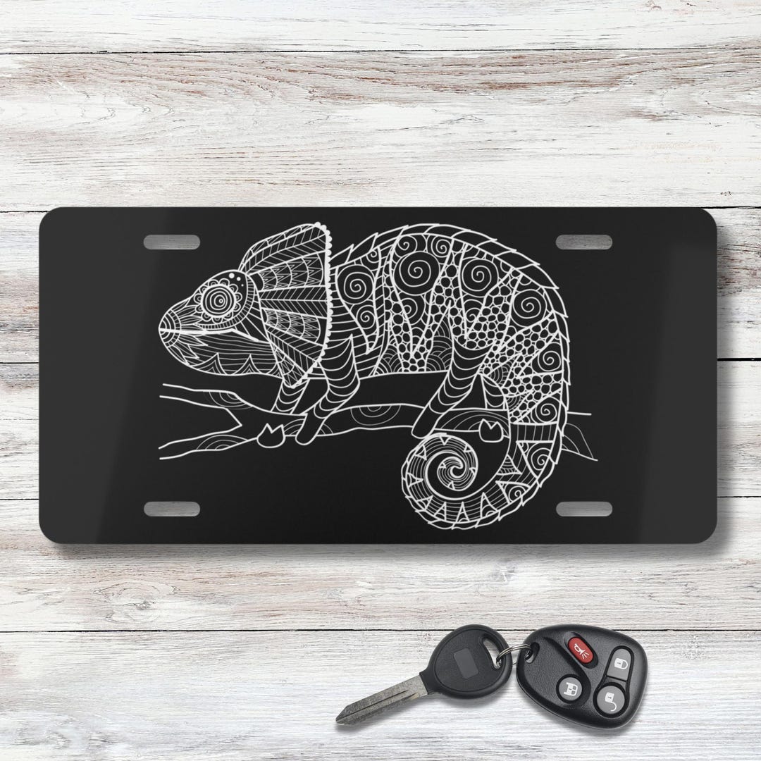 Chameleon Car Tag, Fun Car Accessory, Unique Gift for Car Lovers ...