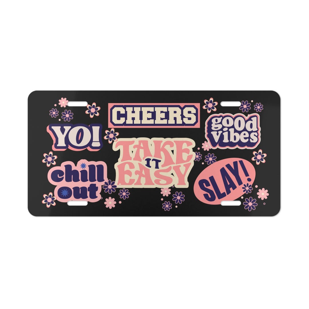 Retro Vanity Plate - Vintage Car Tag, Nostalgic Automobile Sign, Old ...