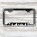 Cat in Moon Floral License Plate | Boho Hippie Cat Vanity Car Tag ...