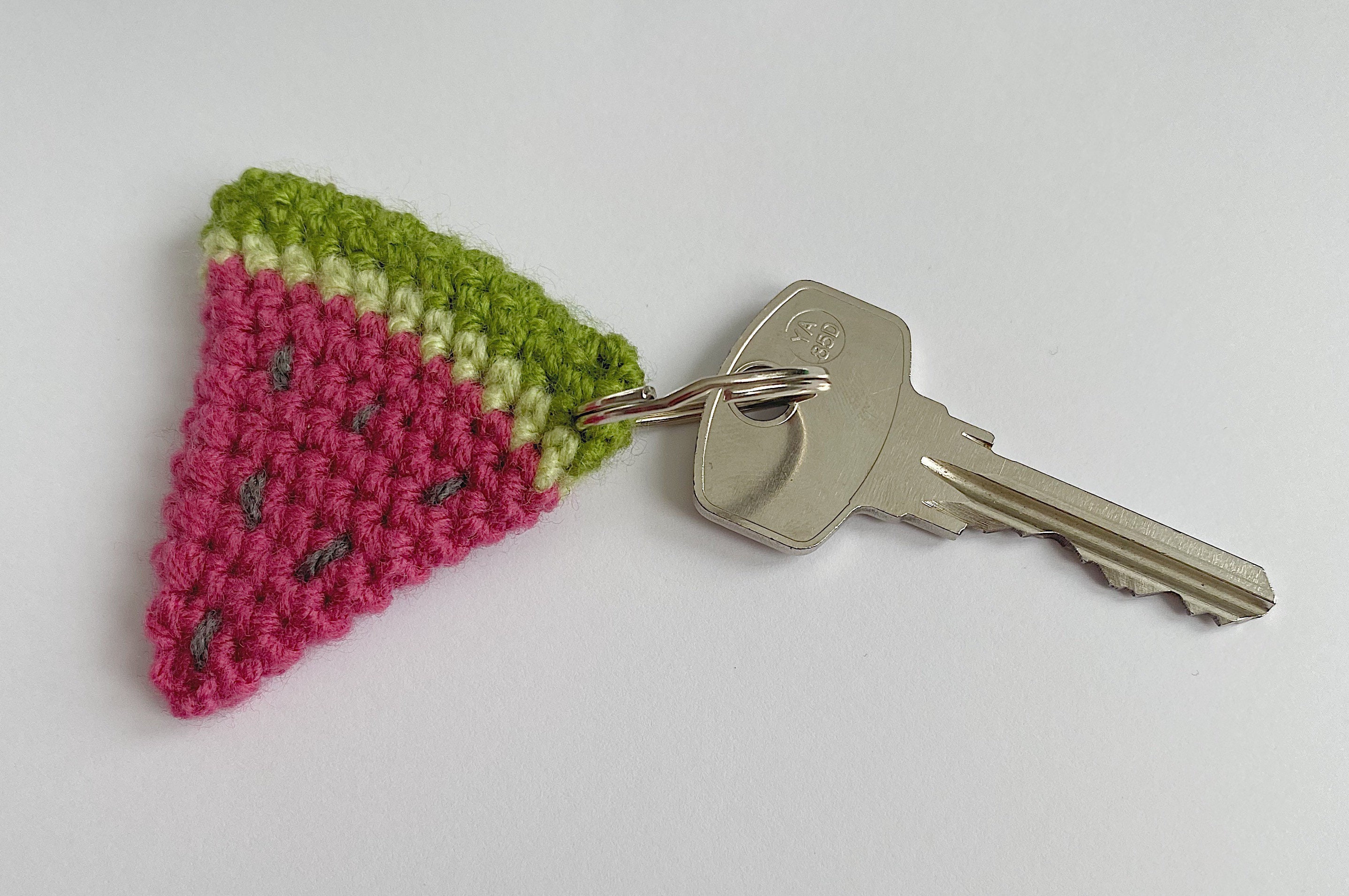 Bright Watermelon Keyring - Etsy