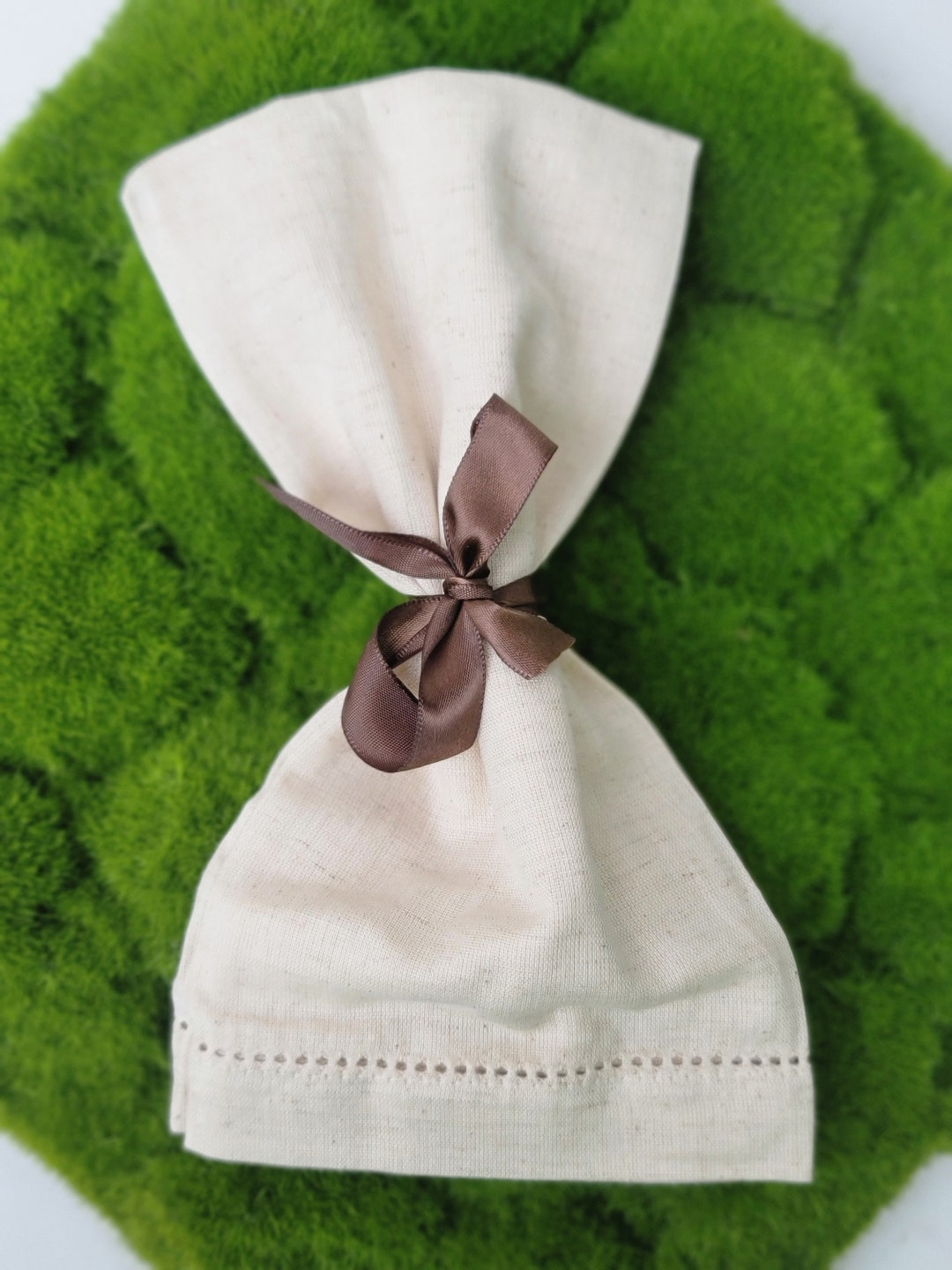 Hem-stitched Linen Cloth: 18x18 Bread Warmer Accessory - Etsy