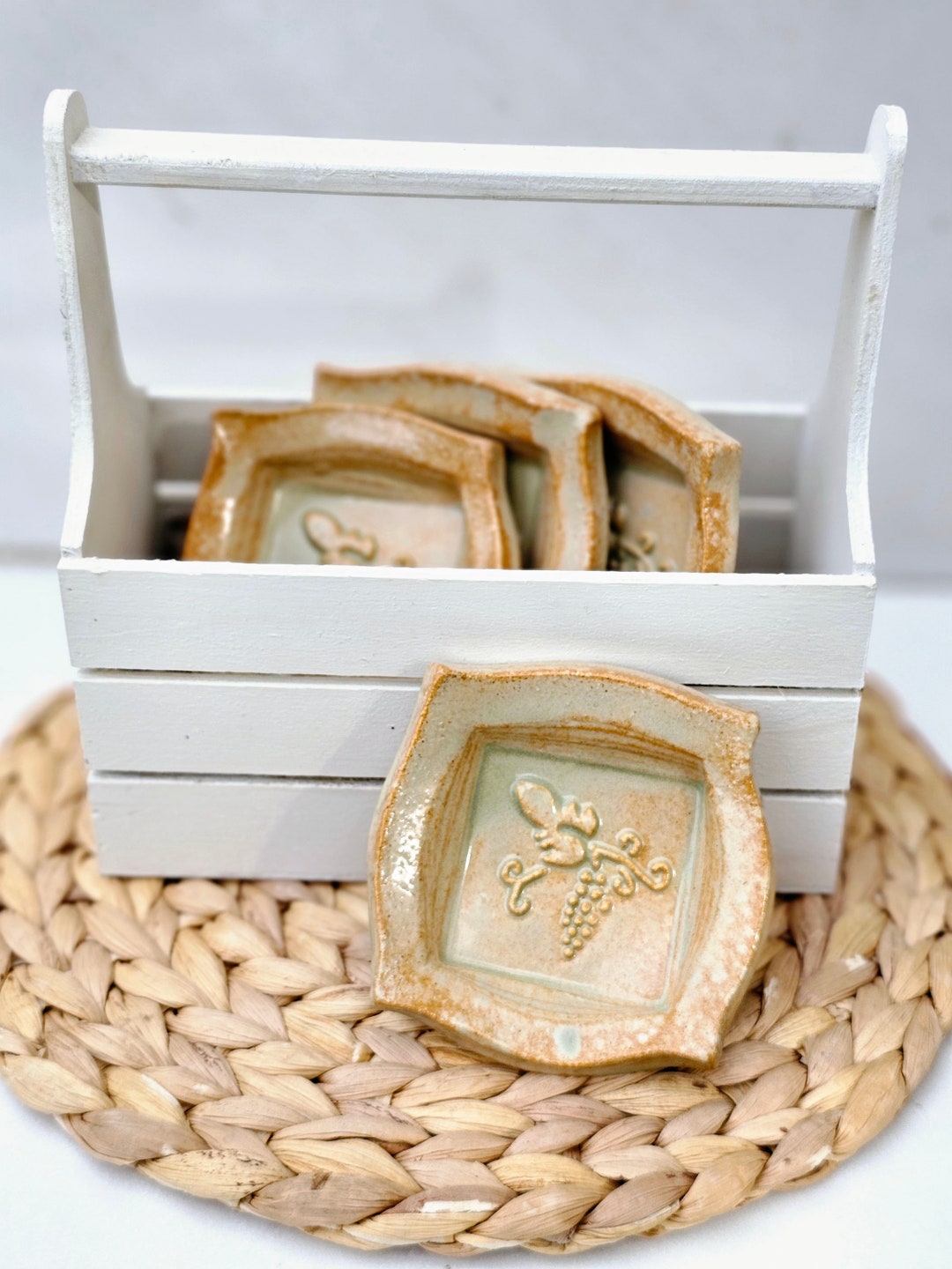 Limited Edition: Grapes Grater Dish Set in Meadow Color - Etsy