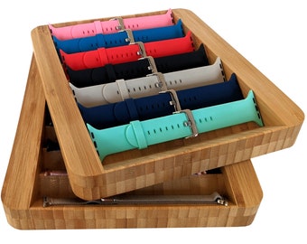 Luxurious Stackable Storage Case for Apple Watch Bands stores - Etsy