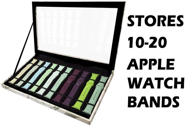Luxurious Storage Case for Apple Watch Bands stores 10 Felt - Etsy