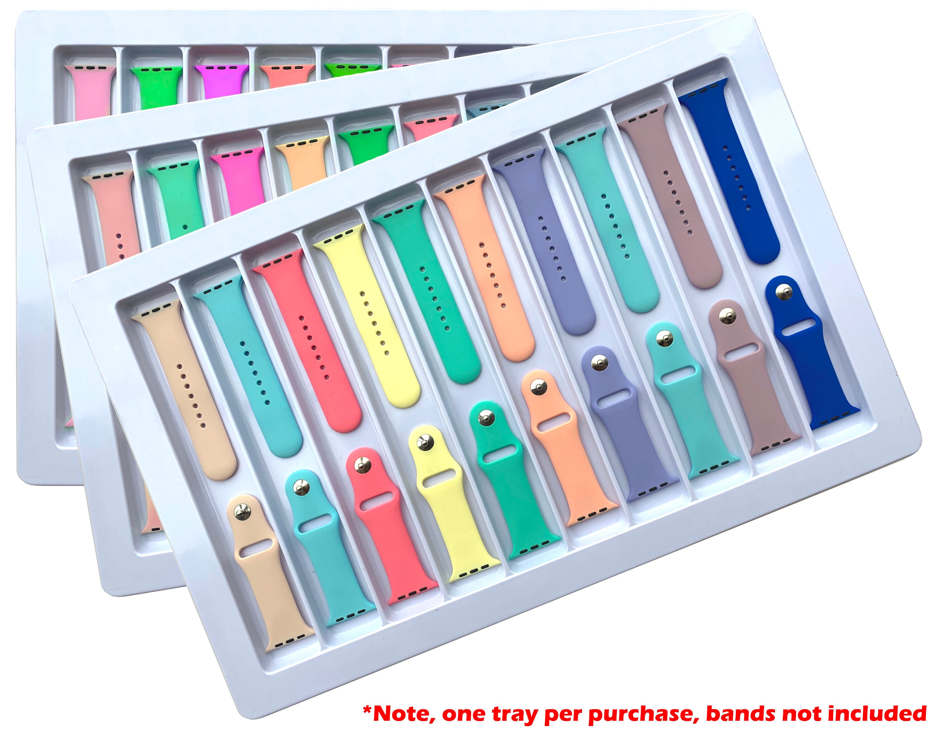 Stackable Storage Case for Apple Watch Bands stores 10 - Etsy UK