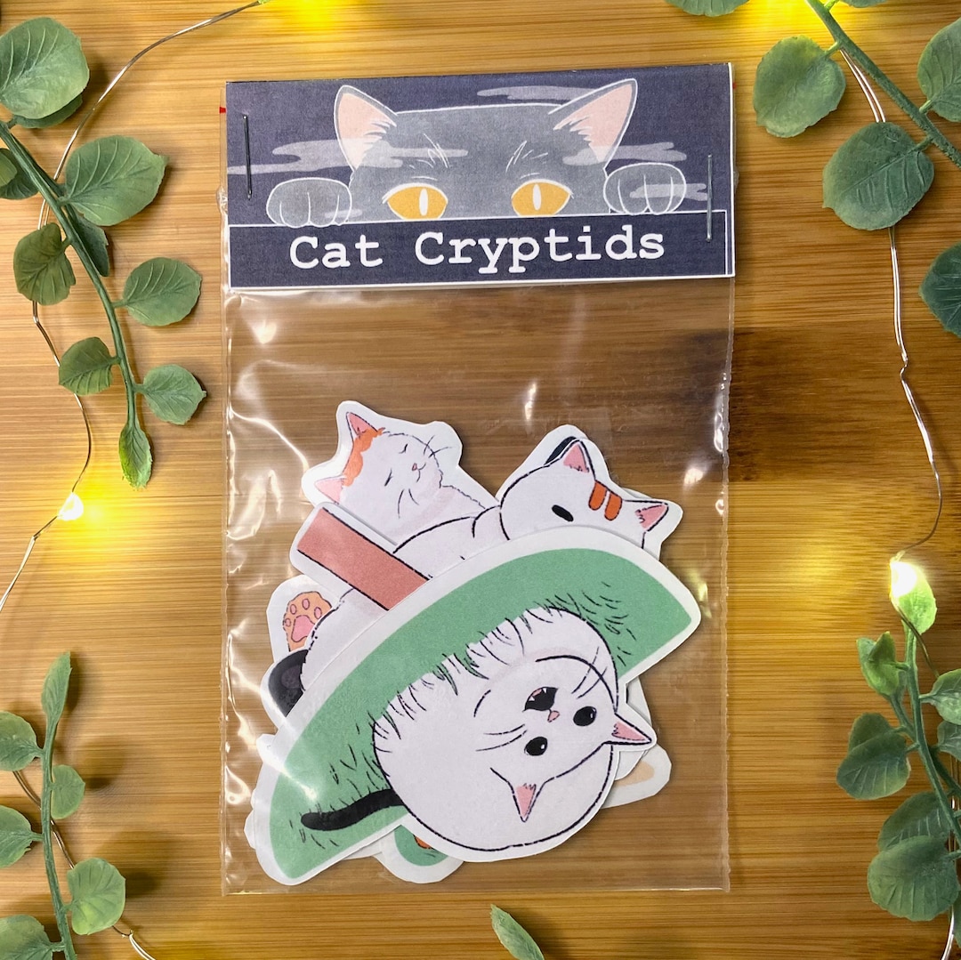 Cryptid Cats Sticker Pack - Etsy