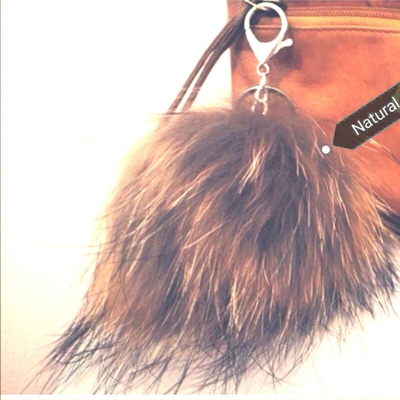 Fur Ball Keychain - Etsy