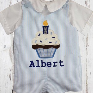 Baby First Birthday Dress, Personalized Cupcake Jumper Dress Shirt Sold ...