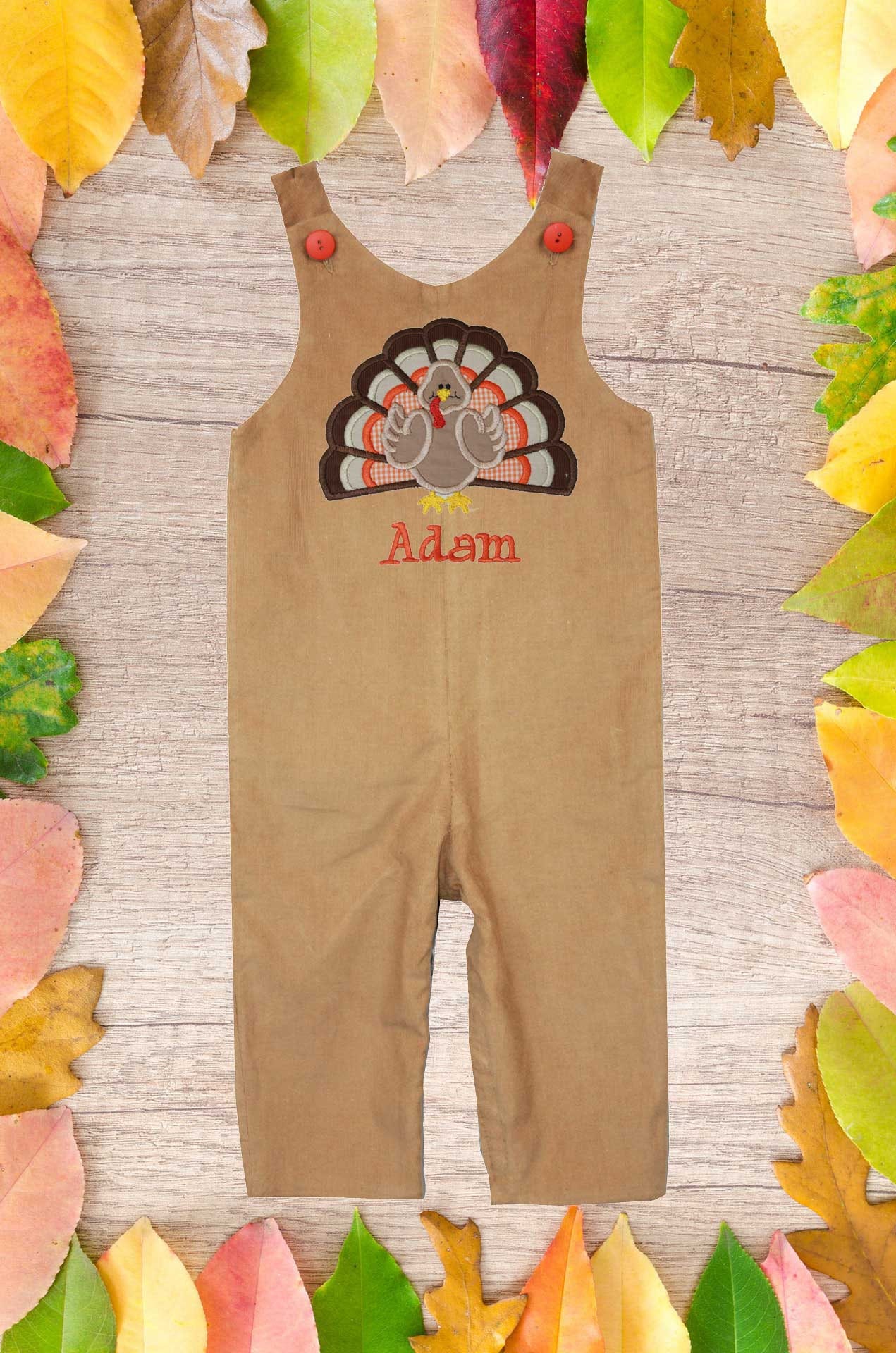 Boys Thanksgiving Turkey Jon Turkey Thanksgiving Romper - Etsy