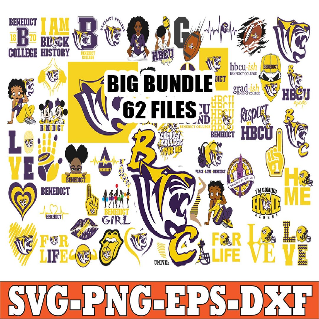 Benedict College Svg HBCU Svg Collections HBCU Svg Football - Etsy