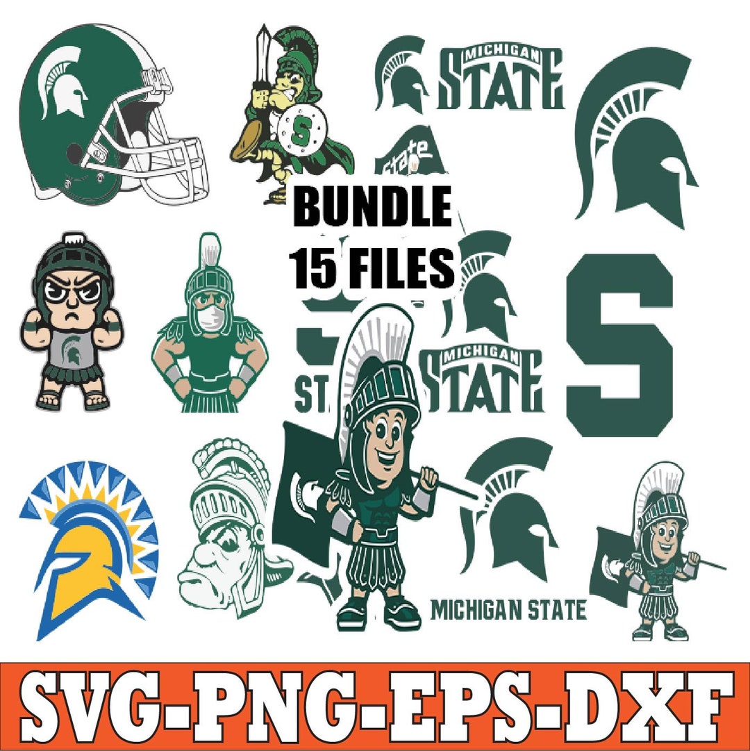 Michigan-state Football Team Svg Michigan-state Svg N C A A - Etsy