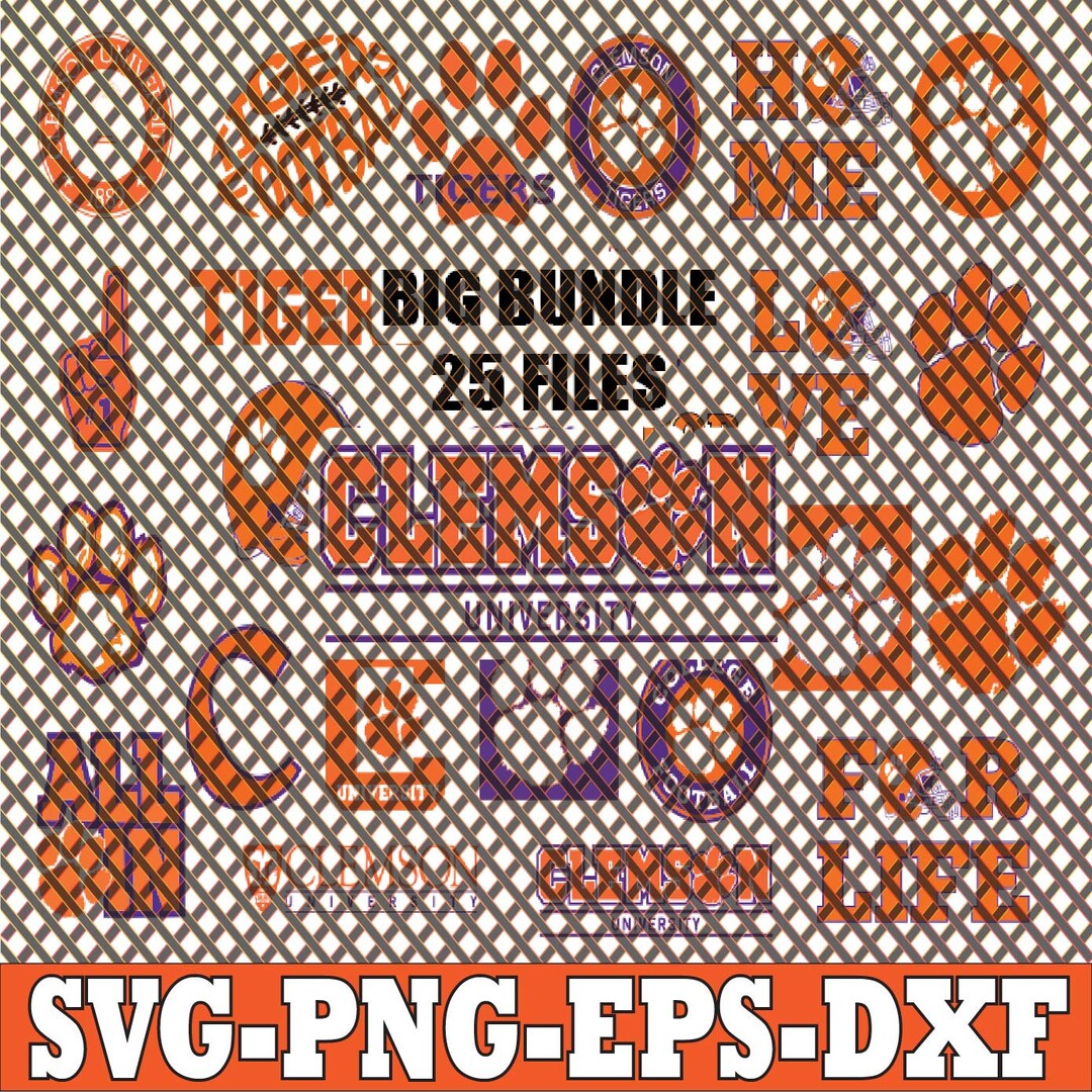 Clemson-tigers Football Svg Bundle N C A A SVG Sport Svg - Etsy