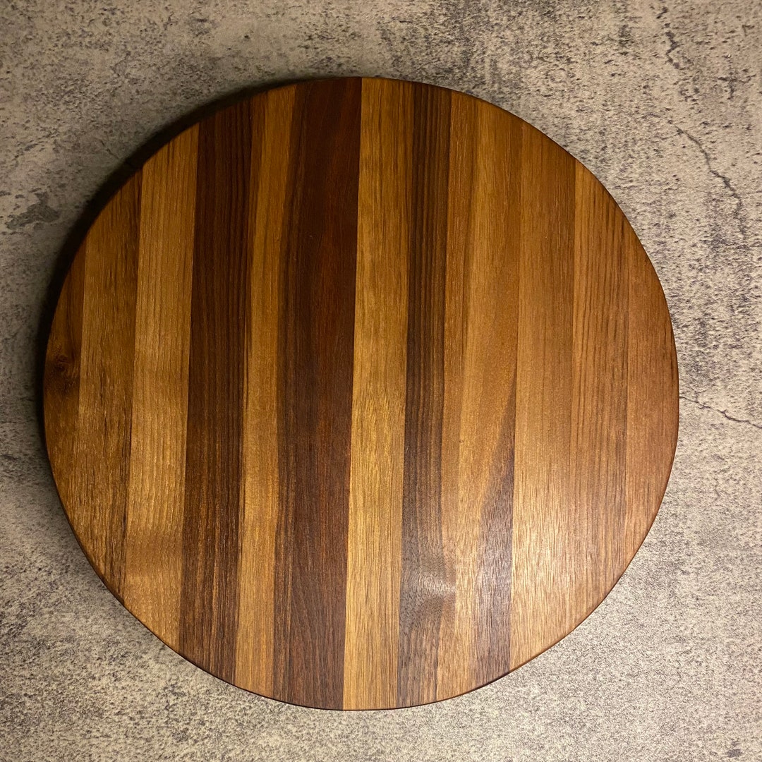 Walnut Lazy Susan Table Centerpiece for Dinning or Kitchen - Etsy