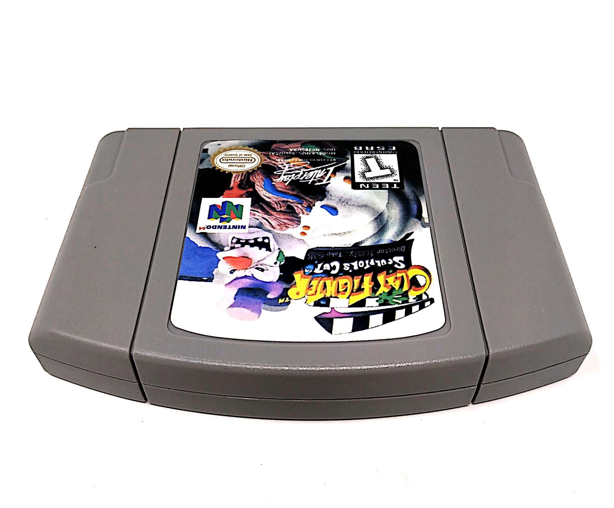 Clay Fighter Sculptors Cut Nintendo 64 N64 Cartridge Only - Etsy